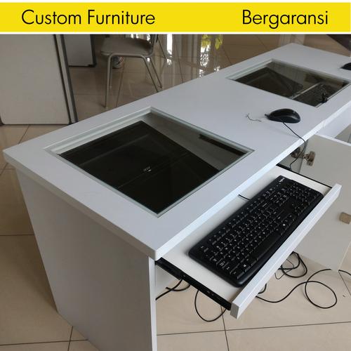 Jual Meja Komputer PC Rak Cabinet Komputer Meja Monitor Live Steaming ...