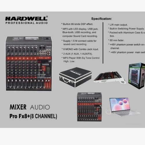 Jual Mixer hardwell pro fx8 8+ original - Kab. Semarang ...