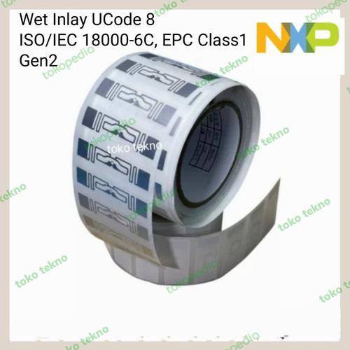 Jual UHF Paper Label NXP U8 | U8 Sticker UHF ISO/IEC 18000-6C 73mm x ...
