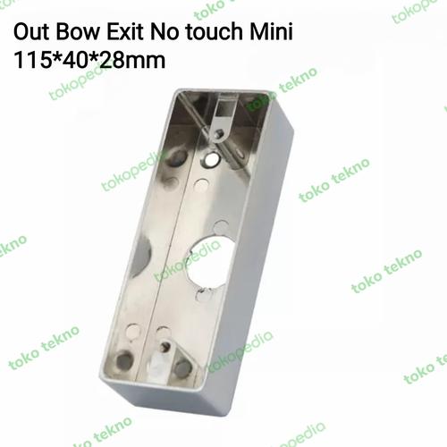 Jual Out Bow Stainless Exit Button No Touch Mini | Outbow mini 115*40 ...