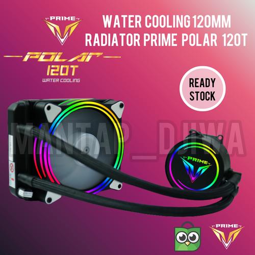 Jual Prime Polar 120t water cooling 120mm / 120 mm radiator ARGB Aura ...