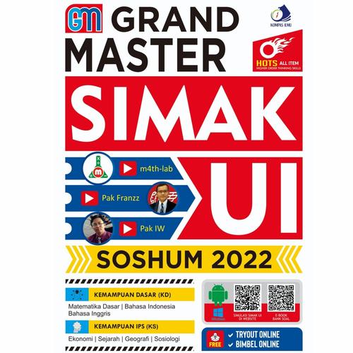 Jual Buku Grand Master SIMAK UI Soshum 2022 - Kab. Tangerang - Dorimat ... Jual Buku Grand Master SIMAK UI Soshum 2022 - Kab. Tangerang - Dorimat ...