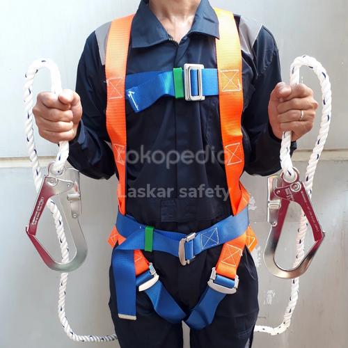 Jual full body harness absorber double lanyard big hook VPRO - Jakarta Pusat - Laskar safety ...