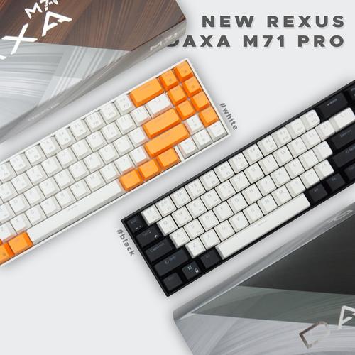 Jual Keyboard Rexus Daxa M71 Pro RGB Bluetooth - PUTIH, Red - Kab ...