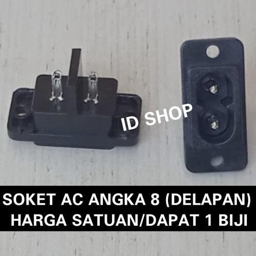 Jual Socket AC angka 8 Soket AC Power IN Outlet Inlet Switch Lubang Colokan - Kota Depok - ID ...