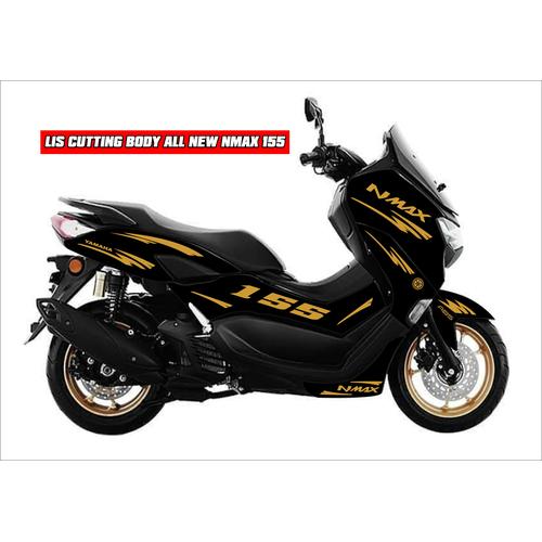 Jual Sticker Cutting Lis Body All new Yamaha Nmax Kode 05 - Orange ...
