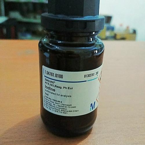 Jual Yodium, Iodine sublimated for analysis EMSURE, Merck, 100 gram ...