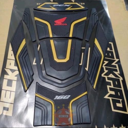 Jual Accessories motor NEW PCX 160 Tank pad full motif PCX 160 warna ...