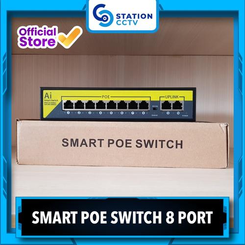 Promo Smart POE Switch Gigabit 10 Port with 8 POE + 2 Uplink - Jakarta ...