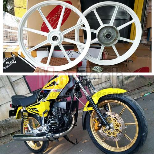 Jual VELG RACING VROSSI PNP RX KING RXZ RXS PALANG 8 ZIGEN SWAN PUTIH ...