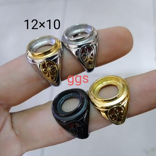 Jual cincin titanium pria super model tanam mewah - Putih, 9 - Jakarta ...