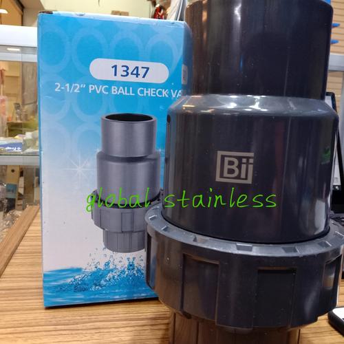Jual Ball Check valve pvc 2 1/2" / true union ball check single ...