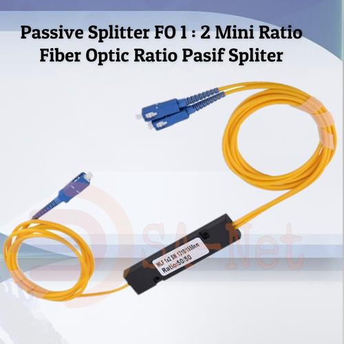 Jual Pasif Spliter 1:2 PLC Fiber Optik SC UPC Passive Splitter Mini ...