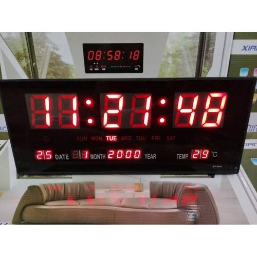 Jual Jam Dinding Digital Layar Besar 47 x 23 cm LED CLOCK WALL 4622 ...