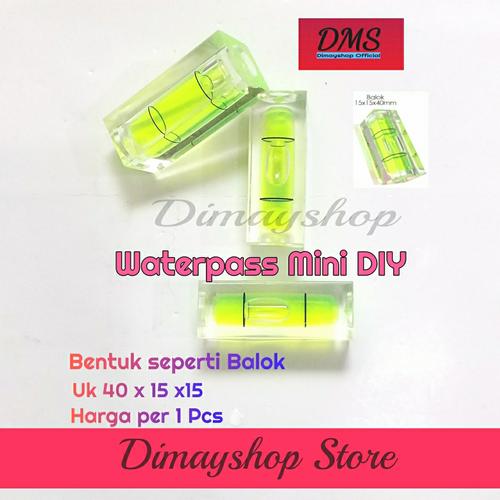 Jual Waterpass Mini DIY Model Balok uk 40x15x15 presisi tinggi - Kota ...