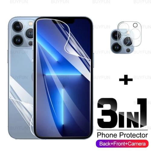 Jual IPHONE 13 PRO MAX 13 MINI HYDROGEL 3IN1 FRONT & BACK & CAMERA ...