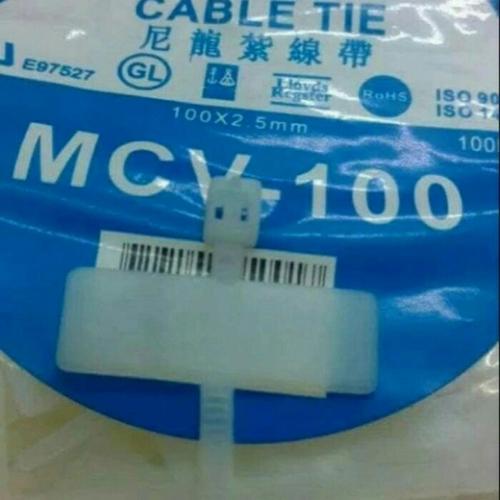 Jual Kabel Ties Bendera / Label 10cm FORT Nylon Cable Tie /100pcs ...