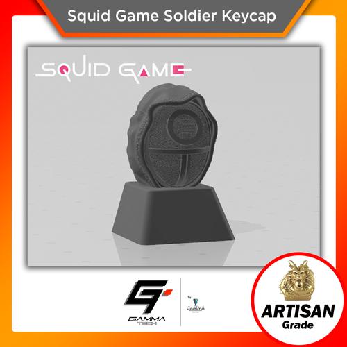 Jual Squid Game Soldier Artisan Keycaps Mechanical Keyboard - Putih ...