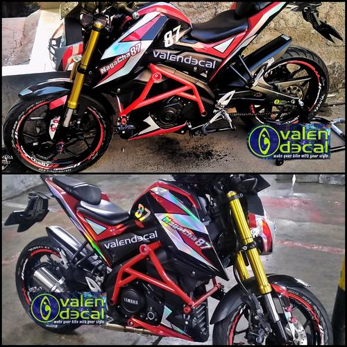 Jual Stiker Striping Decal Xabre full body hologram request custom ...