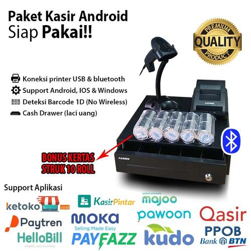 Jual Paket Mesin Kasir Android Siap Pakai, Support Semua Apk POS - Kota Bekasi - Kios Barcode ...