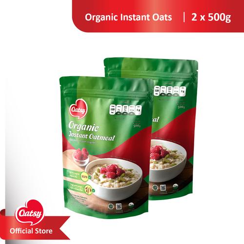 Promo OATSY Organic Instant Oatmeal 500gr (Double Pack) - Jakarta Barat ...