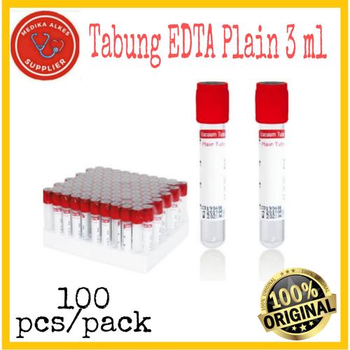 Jual Tabung Vacutainer / EDTA Merah ecer - Kota Semarang - Medika Alkes Suplier | Tokopedia