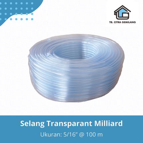 Jual Selang Air Transparan 5/16" Milliard 100 Meter - Biru - Kota ...