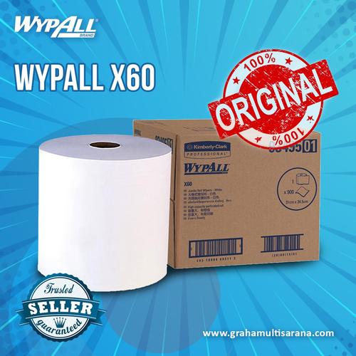 Jual Tissue/majun/lap/kain lap Reusable WYPALL X60 WIPERS, 900/ROLL ...