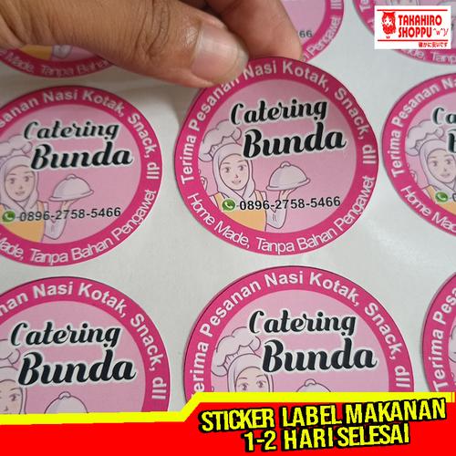 Jual Sticker Cutting Label Makanan Murah per Lembar A4 - Kab. Bandung ...