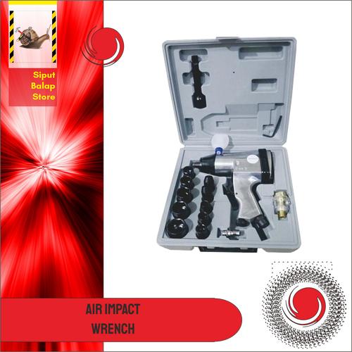 Jual Air Impact Wrench Kit 1/2" Inch Impact Angin Mesin Buka Baut angin ...