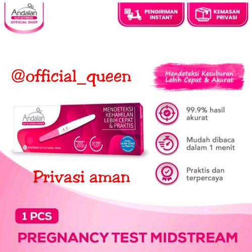 Jual Andalan pregnancy midstream test kehamilan tespek - Jakarta Timur ...