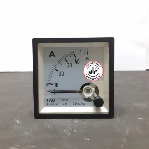 Jual Ampermeter / Ampere Meter Analog AC 72 x 72 Direct 40A - Jakarta ...