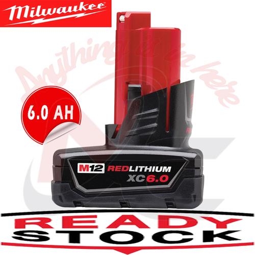 Jual Milwaukee 48-11-2460 M12 XC 6.0 Ah Lithium-Ion Battery - 4AH ...