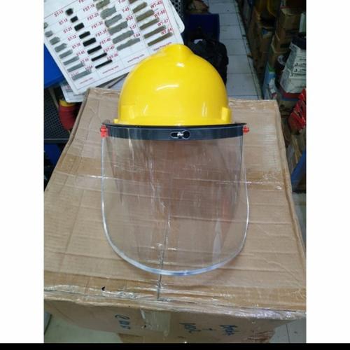 Jual Face shield / Helm face shield / Face shield set sama helm proyek ...