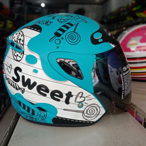 Jual Helm ASCA Evo Sweet Blue Tosca Dof L - Kota Serang - Heri Jaya ...