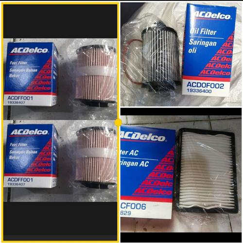 Jual Paket Filter Oli Solar FL2 Panjang Cabin AC Captiva merk AC Delco ...