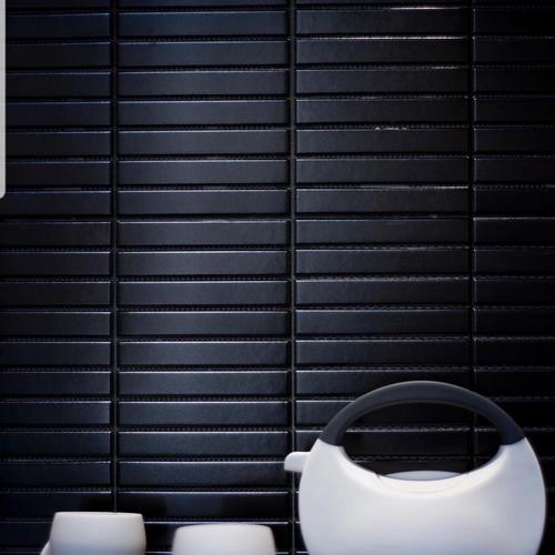 Jual mosaic keramik pottery long striped per dus - Hitam - Jakarta ...