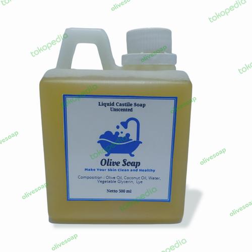 Jual Castile Soap Unscented Sabun Eksim Psoriasis Kulit Sensitif 500 ml ...