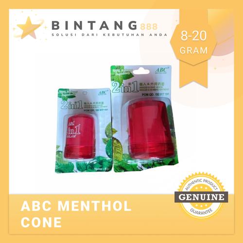 Jual ABC Menthol Cone Inhaler & Obat Gosok 2in1 8gr / 20gr - Variant ...