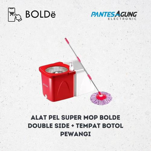 Jual Alat Pel Super Mop BOLDe DOUBLE SIDE + tempat botol Pewangi ...