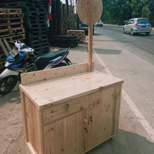 Jual booth minuman/booth jualan/booth kayu jati Belanda - Kota ...
