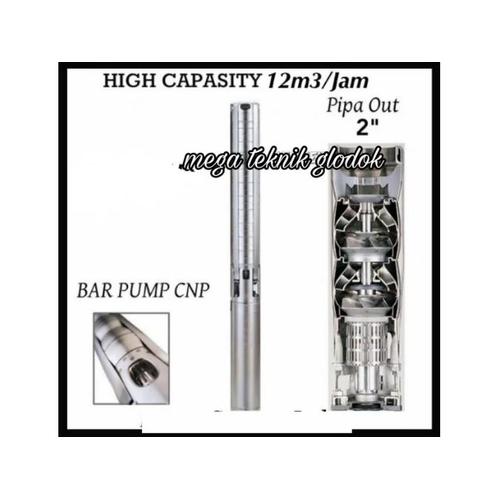 Jual POMPA CELUP SUMUR DALAM CNP SJ12-10 3kw 4Hp 380V MOTOR FRANKLIN ...