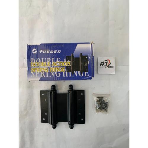 Jual Engsel Per Koboi Pintu Dua Arah Besi Cor Hitam Freder / Anata ...