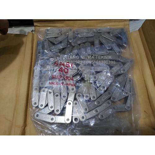Jual RANTAI ROLLER CHAIN HITACHI C2040-SS STAINLESS STEEL SUS 304 ...