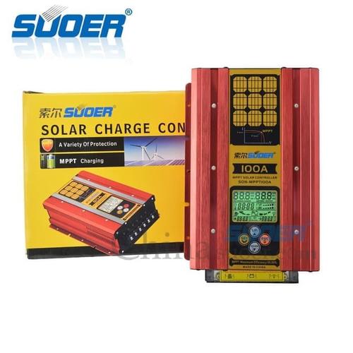 Jual MPPT 100A Solar Charger Controller SUOER SON-MPPT-100A 12V 24V 48V ...
