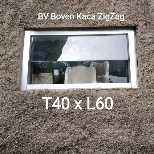 Jual Jendela Bovenlight Bouven kaca mati Zigzag T40 x L60 - Kota Bekasi ...