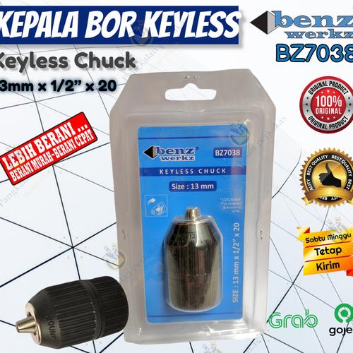 Jual Kepala bor keyless 13mm / keyless drill chuck - 13mm - Jakarta ...