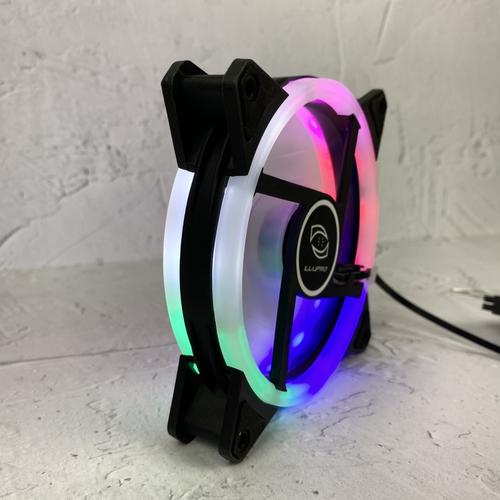 Jual Illupro Fan Casing RGB 12 cm Fan Dual Ring RGB Fan Gaming RGB Fan ...