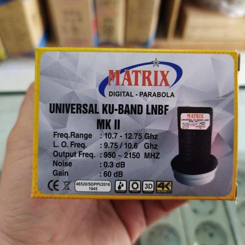 Jual LNB KU BAND MATRIX / DIGITAL PARABOLA / PARABOLA KECIL MATRIX MINI ...