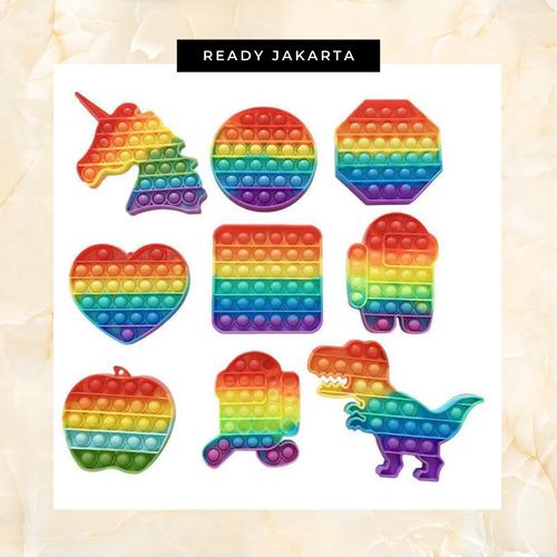 Jual Mainan pop it murah popit Pop Its Square Fidget Toy - Kab ...